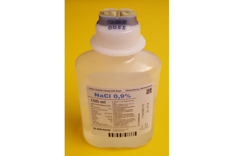 Isotonic common salt solution 0,9% - 100 ml, 2,99