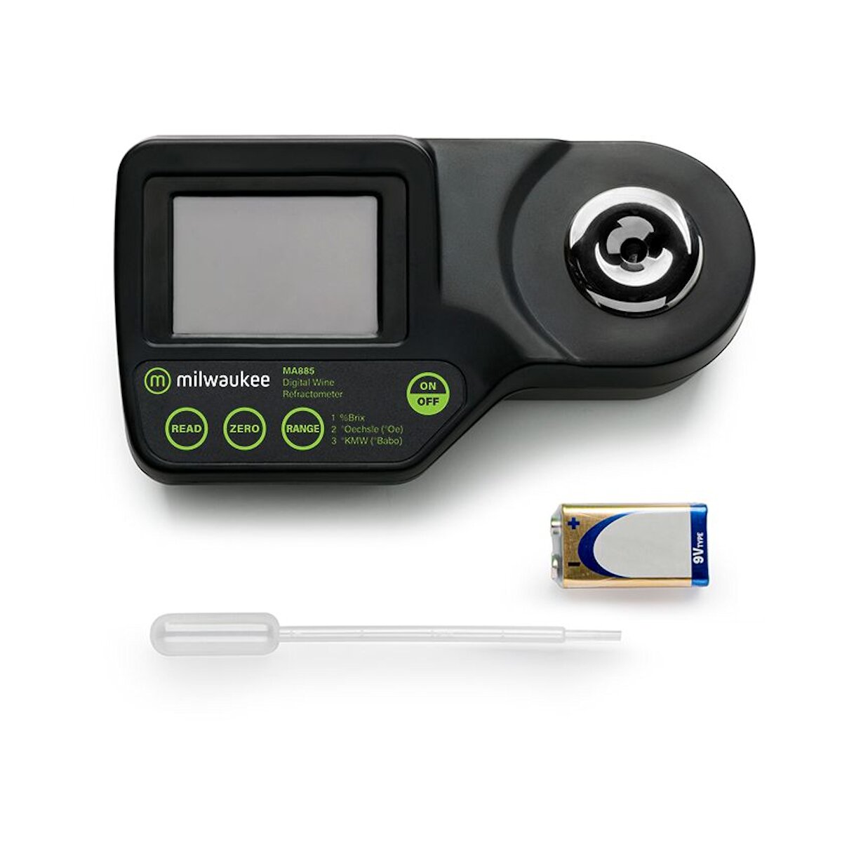 MA885 Digital Refractometer 0 - 50 % Brix / 0 - 230 ° Oechsle, 15